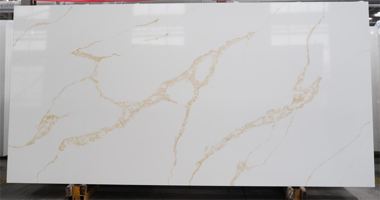 Wholesale Calacatta Quartz Stone Golden Calacatta Color 6150 ...