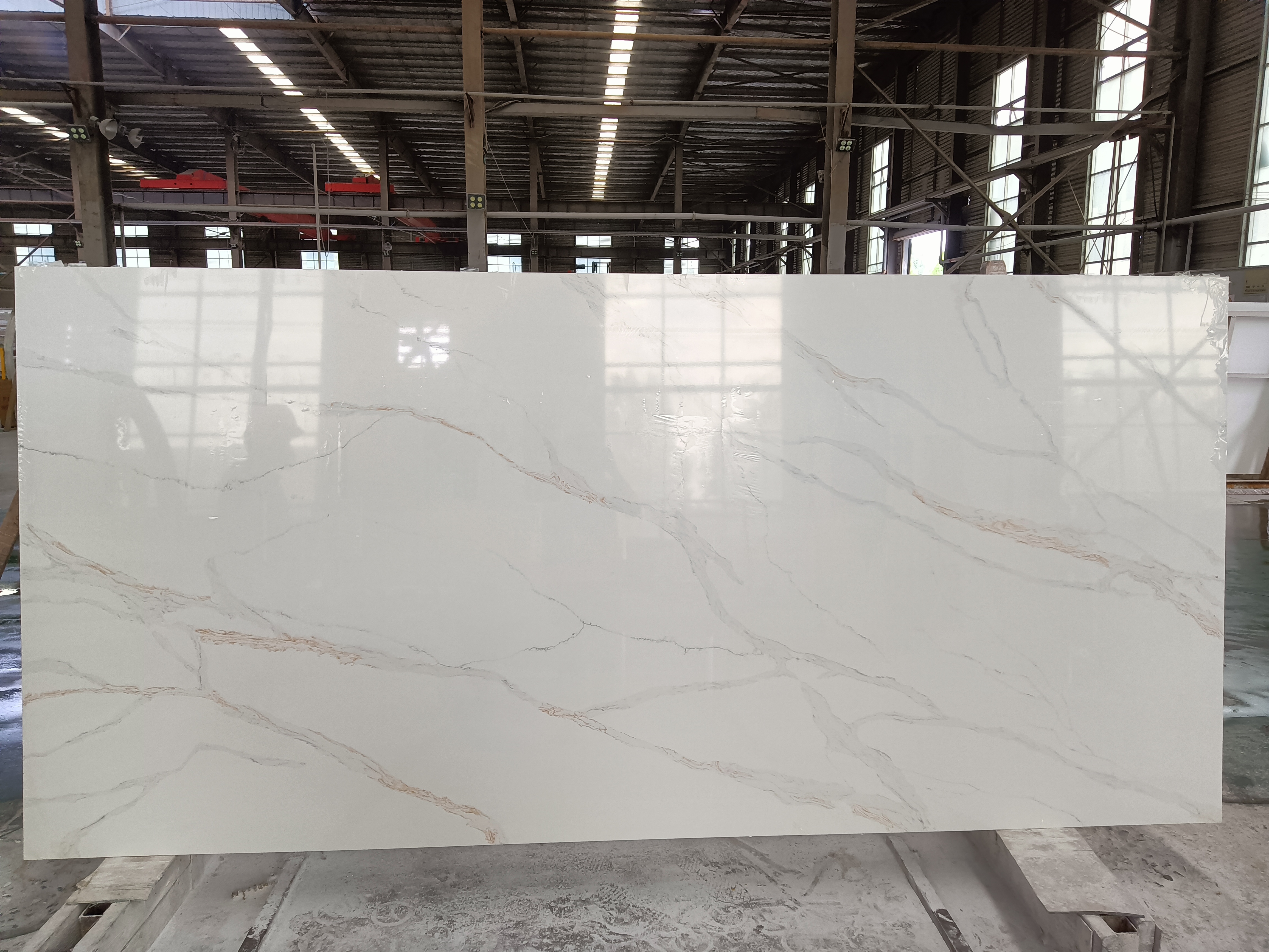 Wholesale Infiniti Horizon Stone quartz slab Infinity 3200x1600mm 15mm ...
